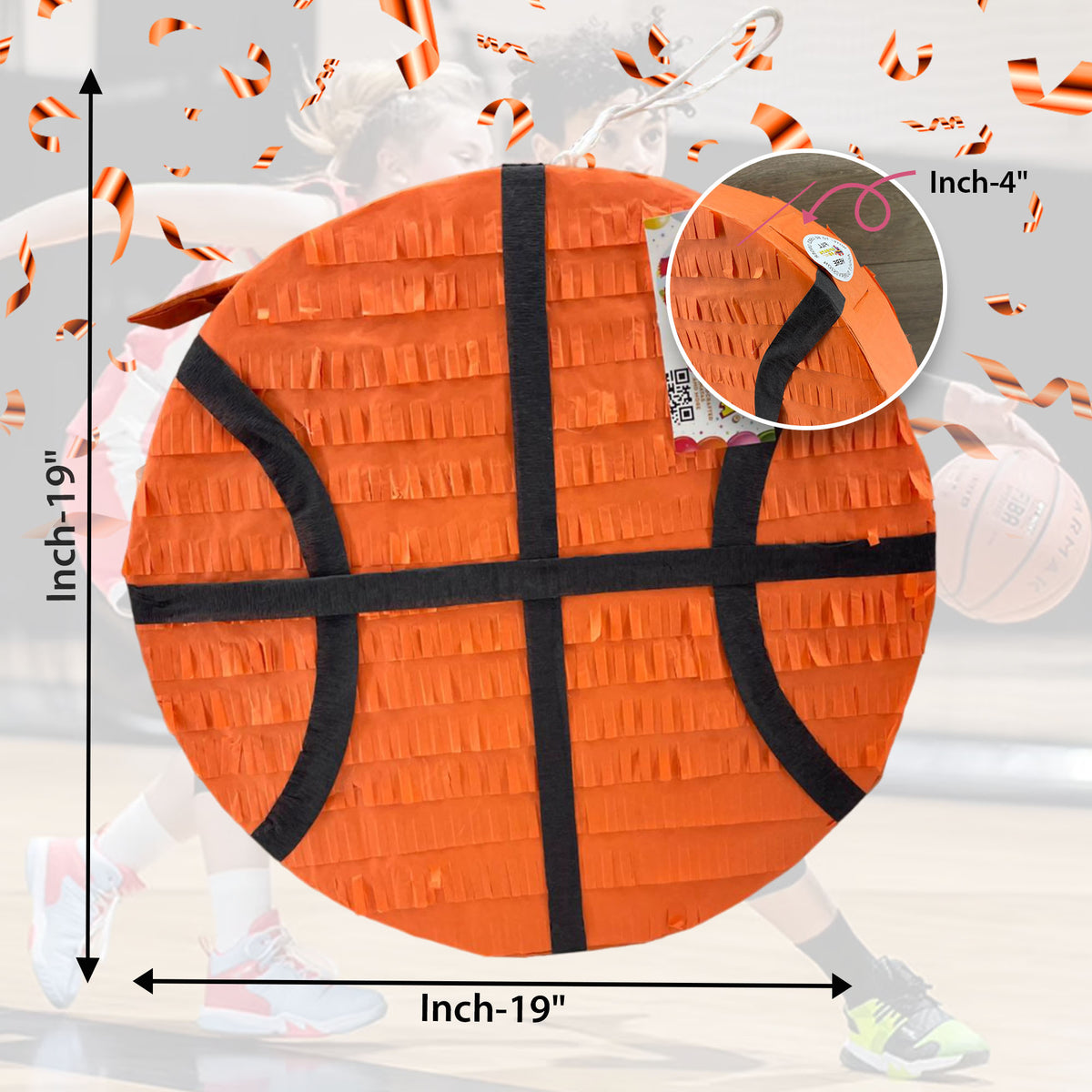 Basketball Themed Party Pinata for Sports Events, Perfect Gift for Spo ...