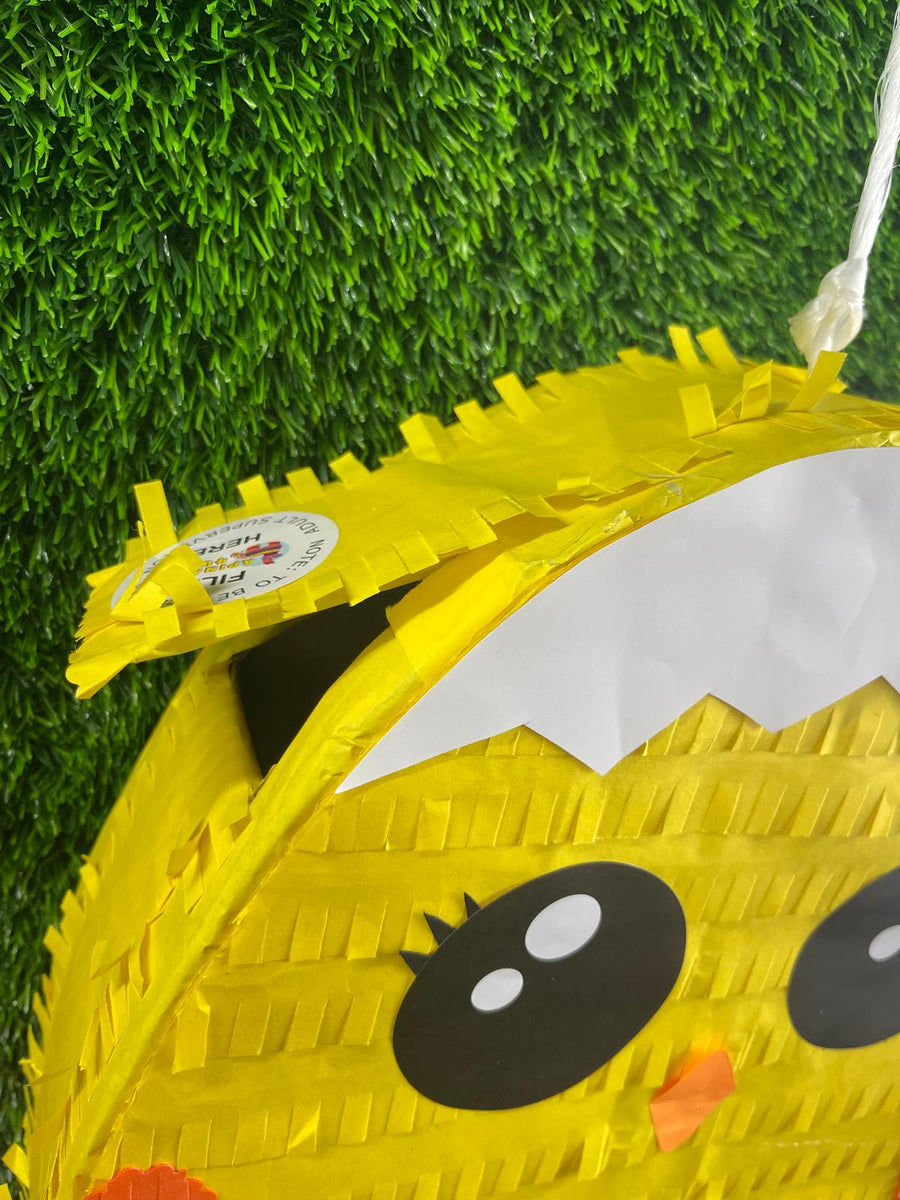 20" 2-D Yellow Easter Baby Chick Pinata - Adorable Egg Shell Design fo ...
